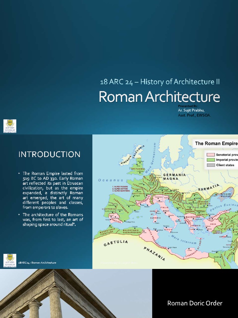 18ARC24 - Roman Architecture | PDF