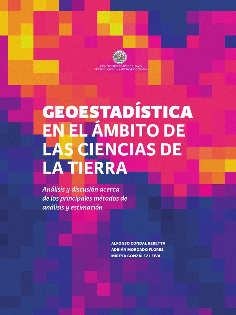 Libro Geoestadistica Ambito Ciencias Tierra Ediciones Utem PDF | PDF ...