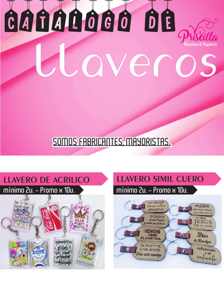 Catalogo de Llaveros | PDF