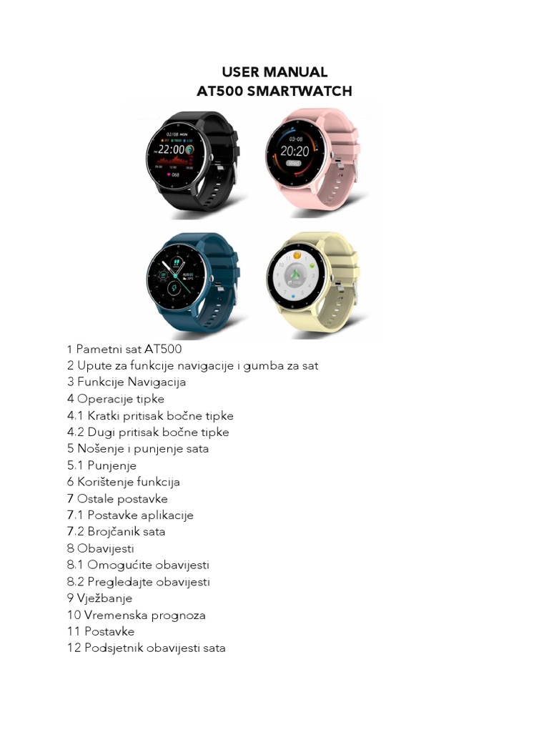 At500 User Manual HR | PDF