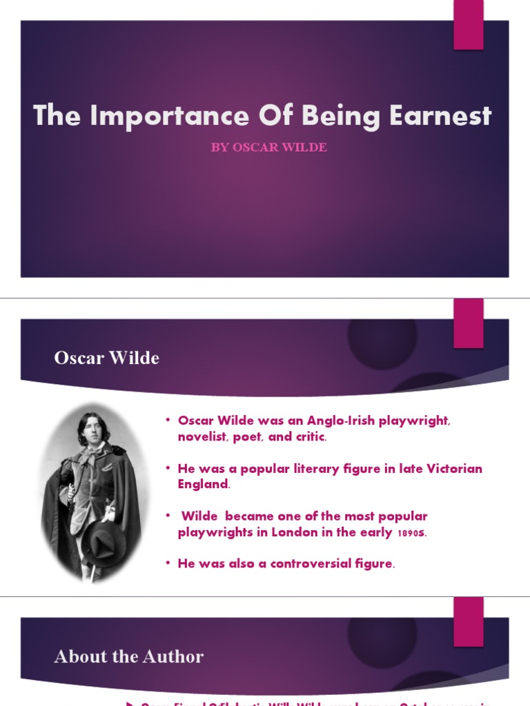 The Importance of Being Earnest | PDF | The Importance Of Being Earnest ...