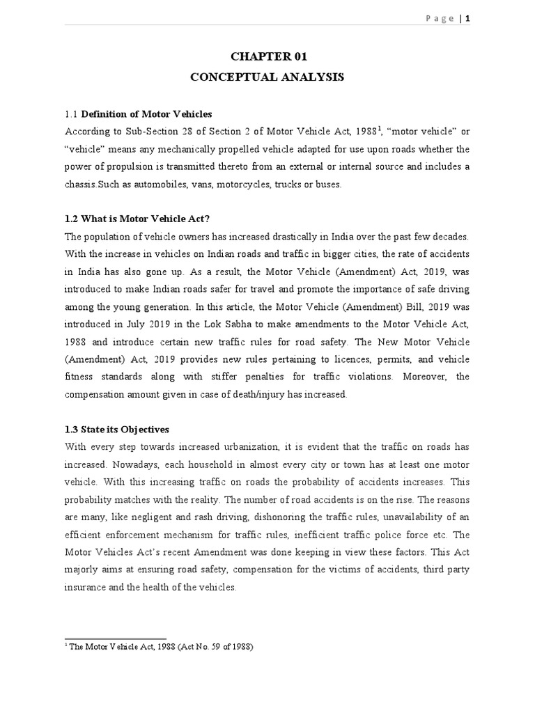 Motor Vehicles PROJECT | Download Free PDF | Driver's License | Damages