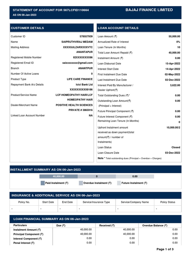 Hii Full Fill To To | Download Free PDF | Loans | Interest