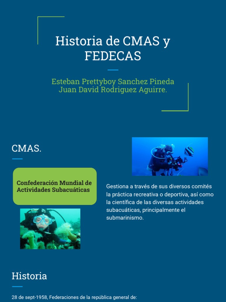 Historia de CMAS y FEDECAS | PDF