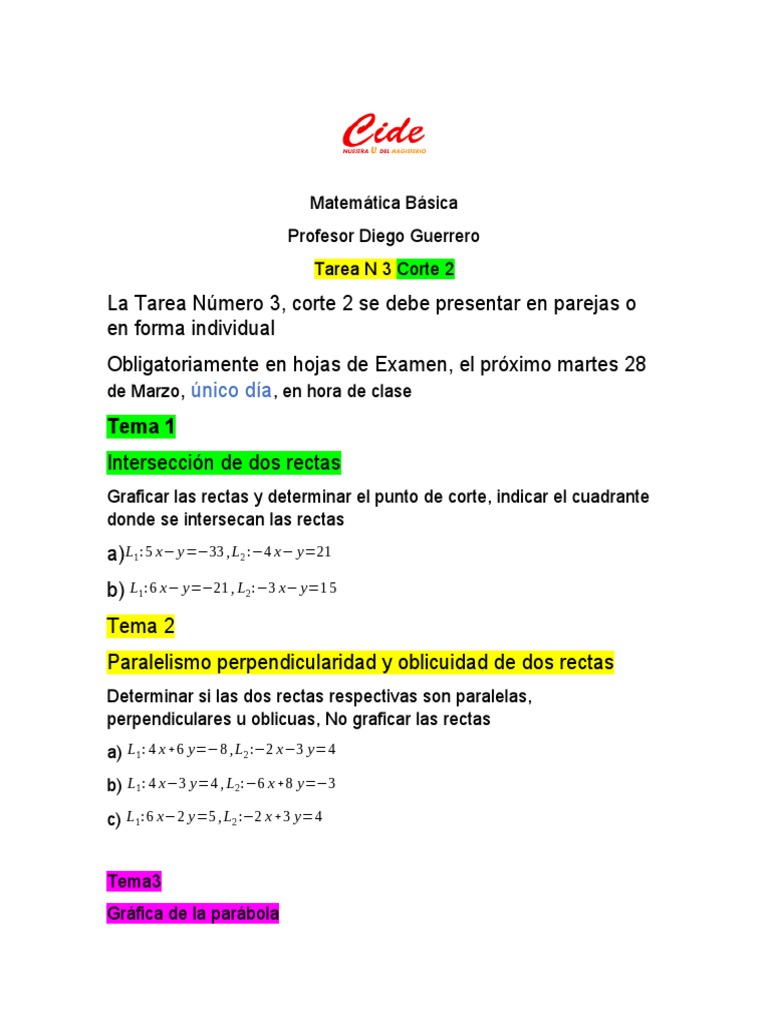 MB Tarea 3 Corte 2 CIDE | PDF | Métodos y materiales de enseñanza