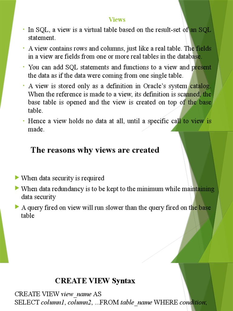 Views: This Reduces Redundant Data On The HDD To A Very Large Extent ...