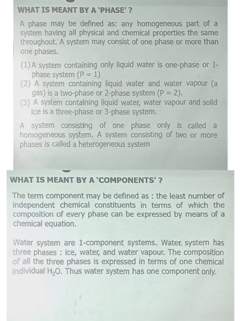 Phase Rule PDF | PDF