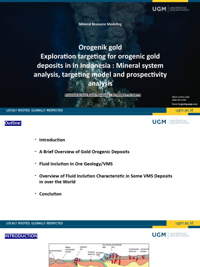 Orogenik Gold Exploration Targeting For Orogenic Gold Deposits in in ...