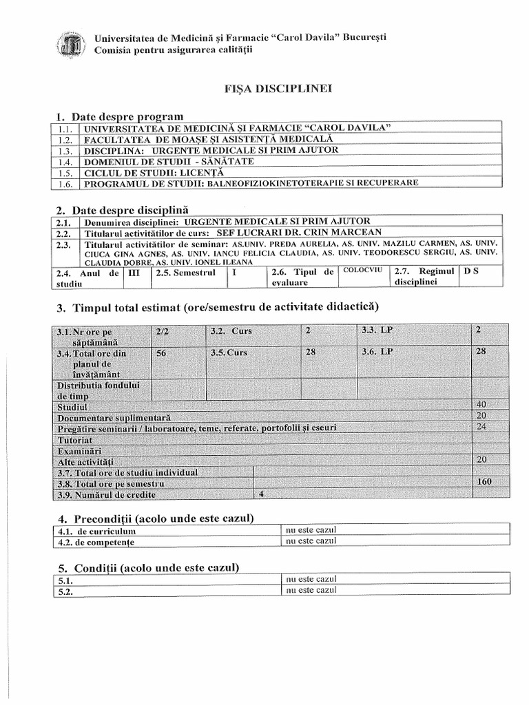 7.urgente Medicale Si Prim Ajutor BFKT PDF | PDF