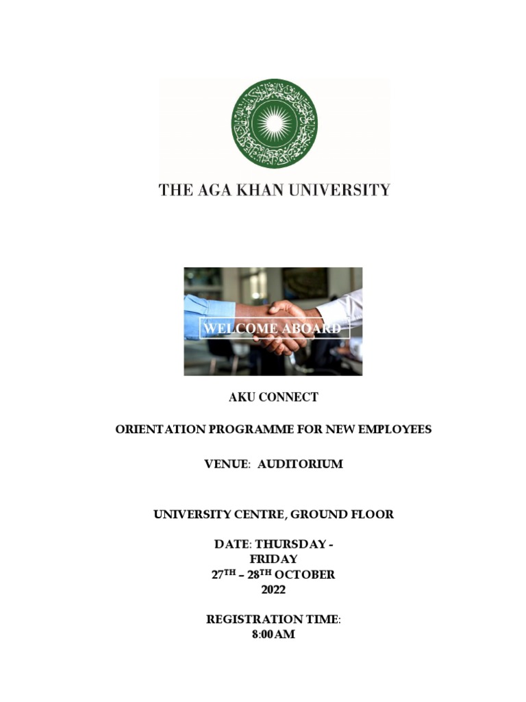 New Employee Orientation Program 2022 | PDF | Wellness