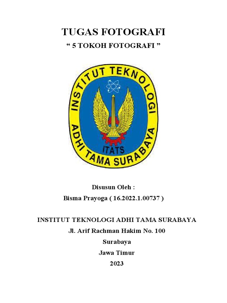 Bisma Prayoga - 16.2022.1.00737 - 5 Tokoh Fotografi | PDF | Seni