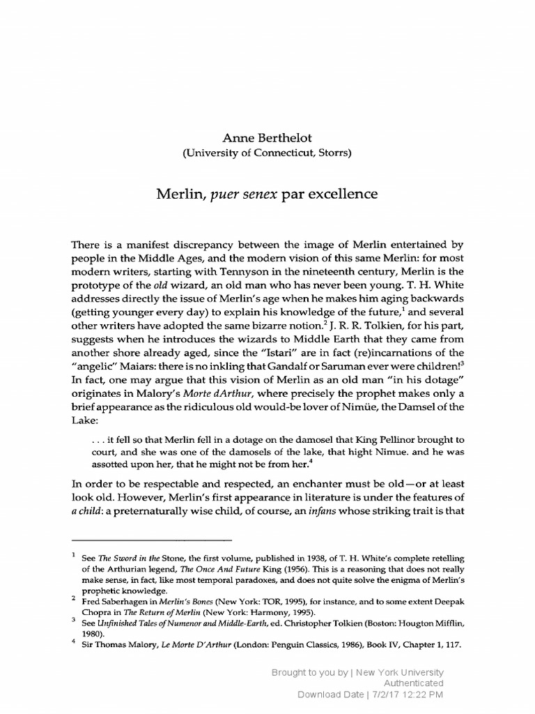 Old Age in The Middle Ages and The Renaissance - Puer - Senex | PDF ...