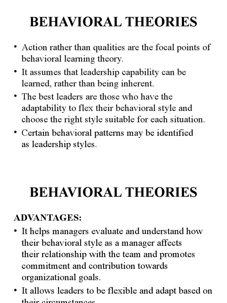 Exploring Behavioral Leadership Theories: A Summary of Key Studies on ...