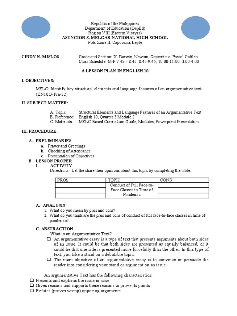 Lesson Plan Quarter 2 W2 | PDF | Traffic Collision | Traffic