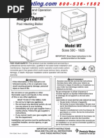 Saacke Operating Manual 1 | PDF | Combustion | Valve