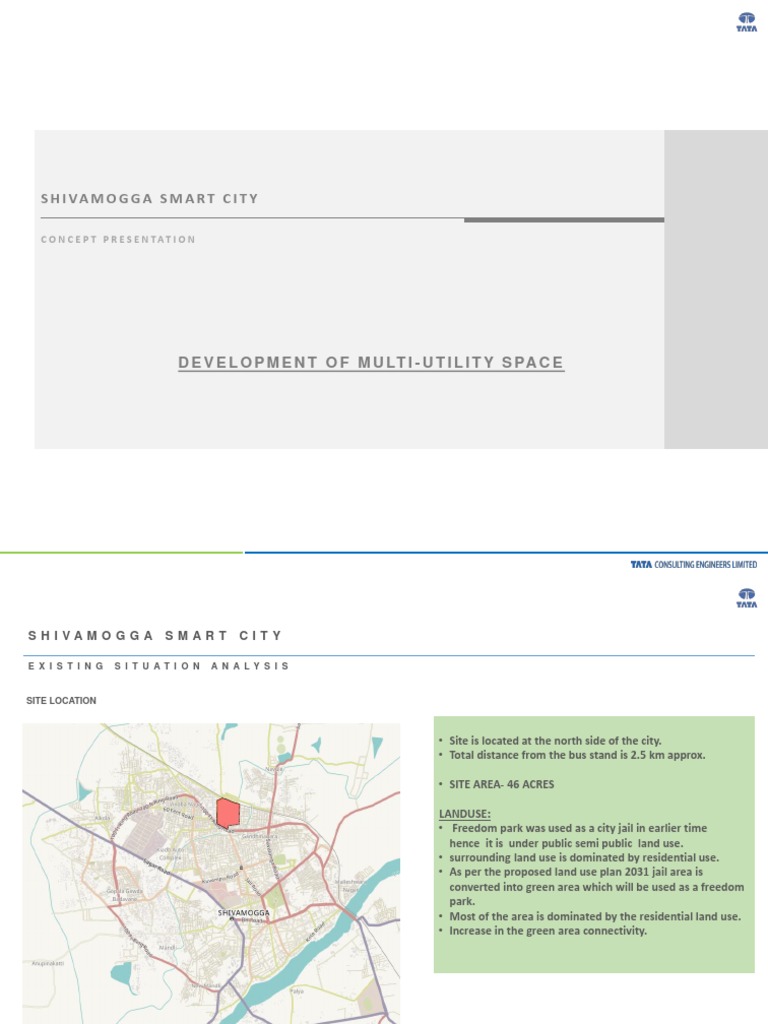 Shivamogga Smart City Development Plan | PDF