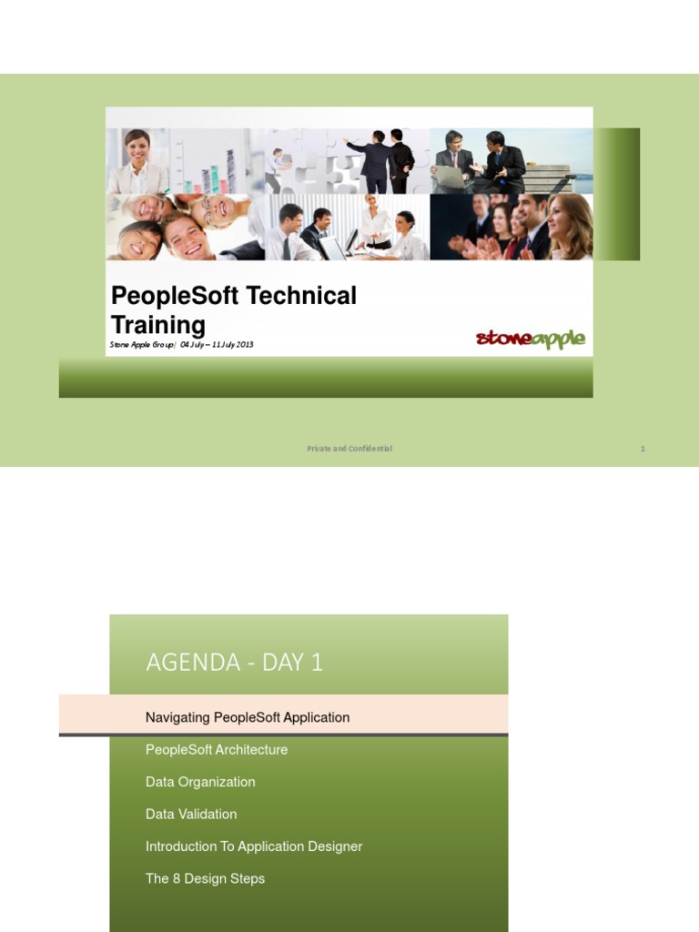 PeopleSoft Technical Training - Day 1 PDF | PDF | Table (Database) | World Wide Web