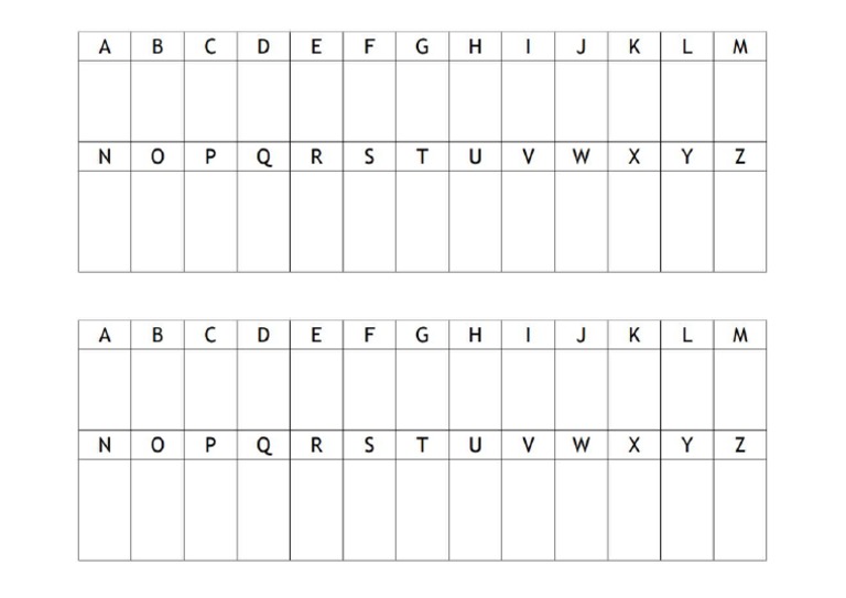 Alphabet Capitale - Script1 | PDF