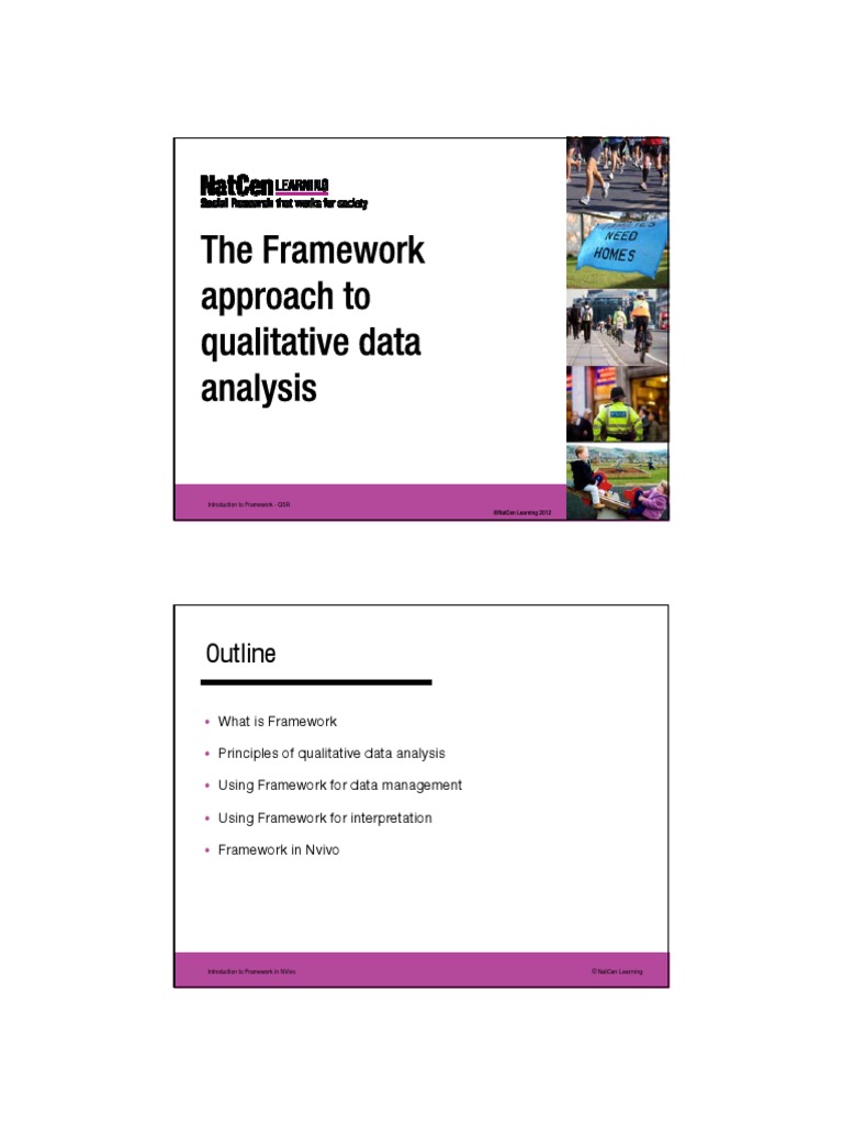 The Framework Approach To Qualitative Data Analysis | Download Free PDF ...