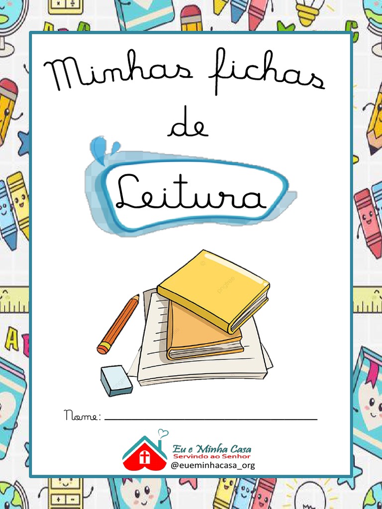 FICHA DE LEITURA Letra Cursiva | PDF