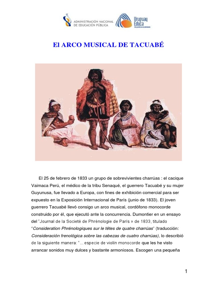 El Arco Musical de Tacuabé Def. Corr.2 PDF | PDF | Instrumentos de ...