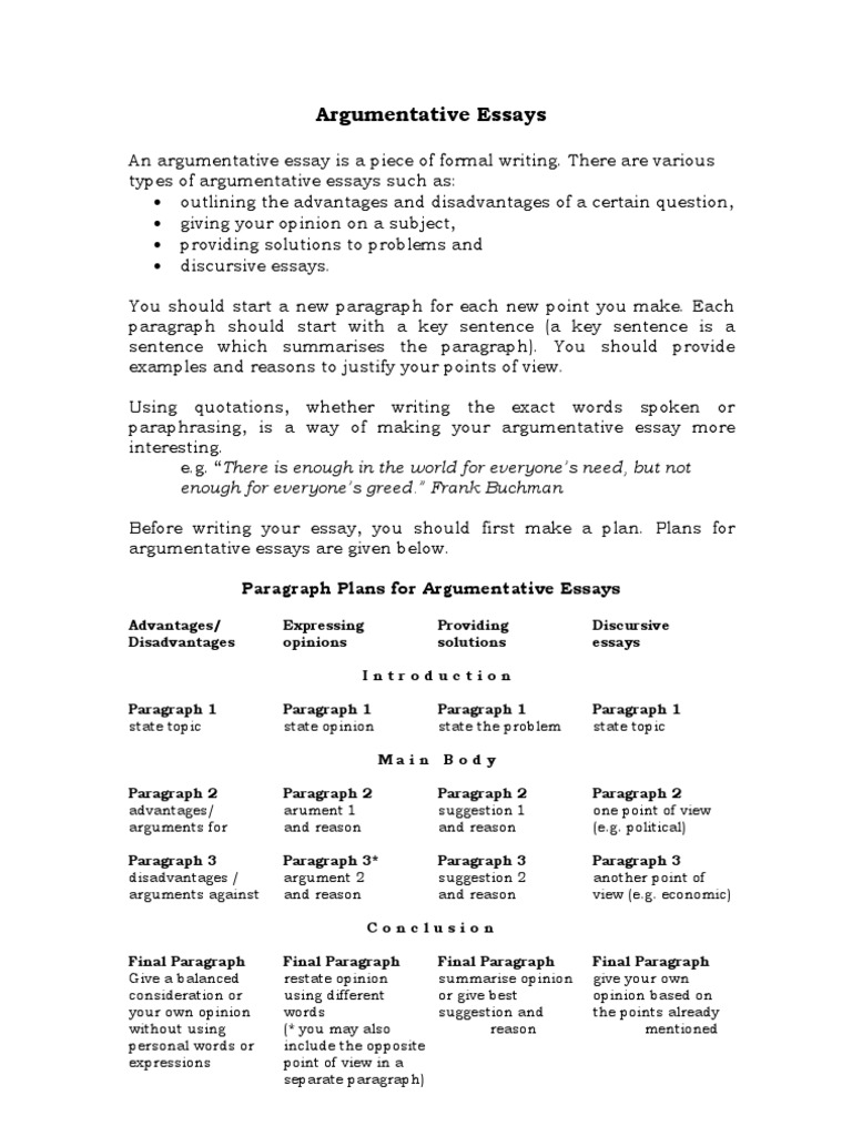 Guide to Writing Argumentative Essays | PDF | Essays | Argument