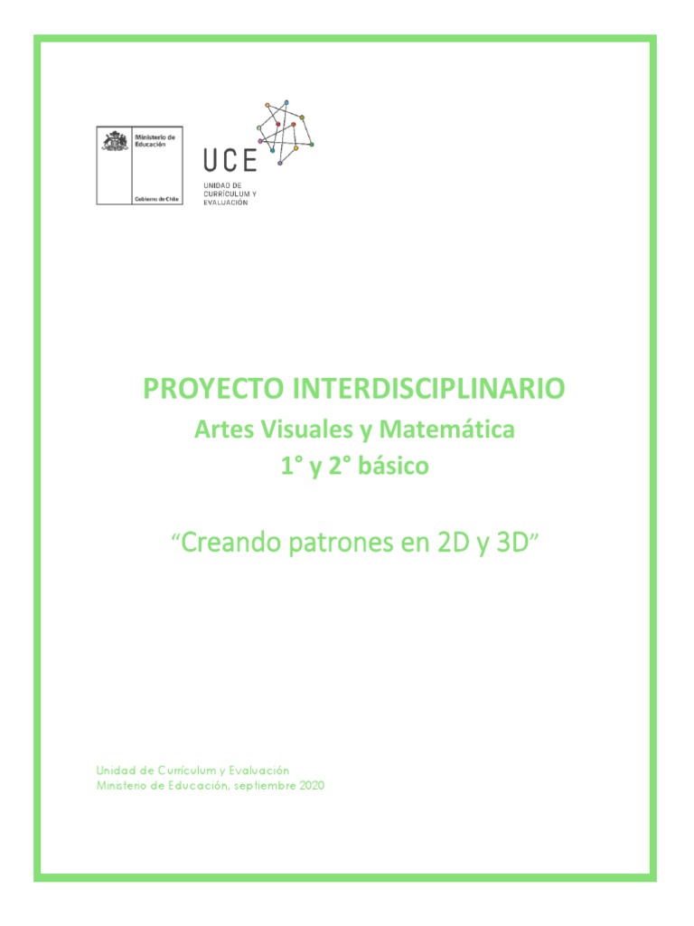 Proyecto Interdisciplinario: Creando Modelos 2D y 3D | PDF | Evaluación | Plan de estudios