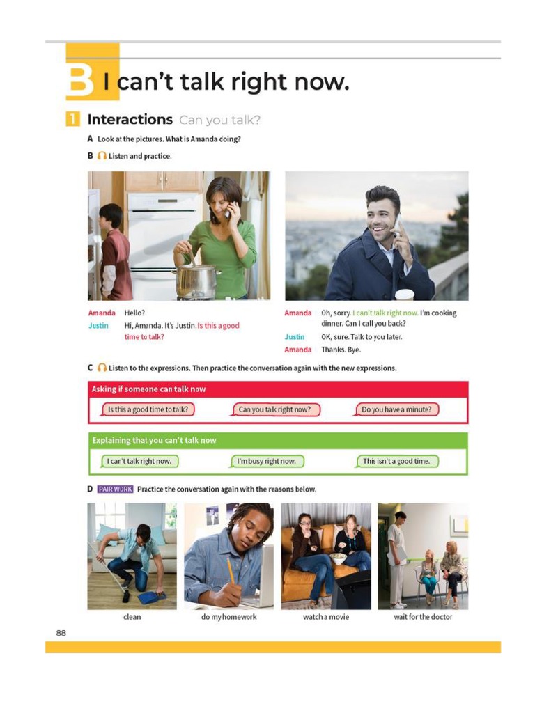 Unit 9 Lesson B Student Book Workbook | PDF