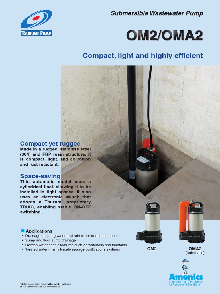 Ia123-B Om (A) PDF | PDF | Pump | Water