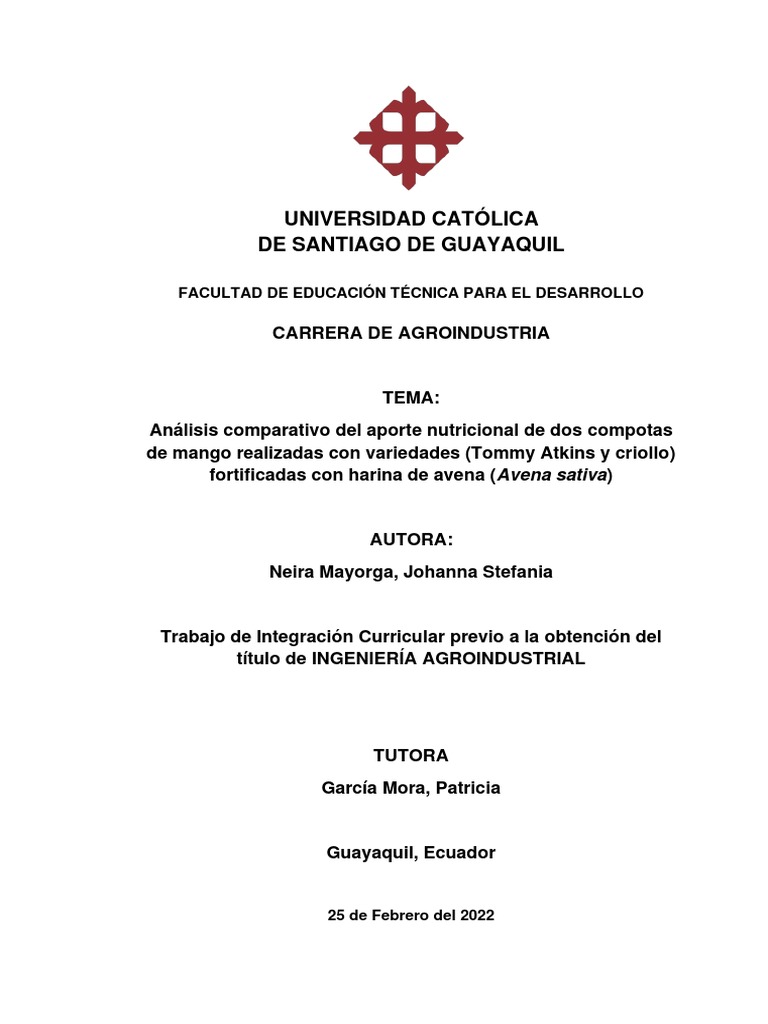T Ucsg Pre Tec Cia 86 PDF | PDF | Cereales | Mango
