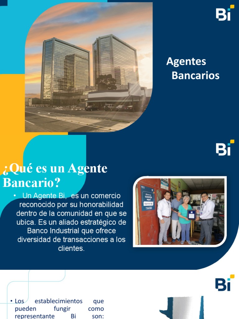 Agentes Bancarios | PDF | Finanzas y dinero