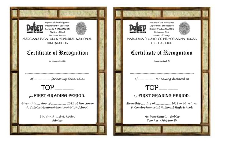 Top Performer Certificate Overview | PDF | Career & Growth