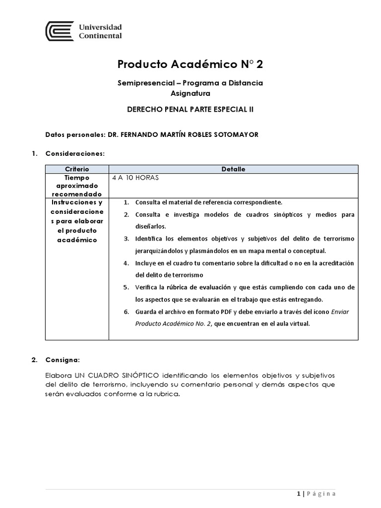Pa2 Henry Derecho Penal Parte Especial Ii | PDF