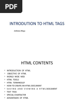 HTML Tag Sheet | PDF