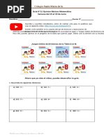 Problemas Con Las 4 Operaciones 5 Basico AC | PDF | Sustracción | Multiplicación