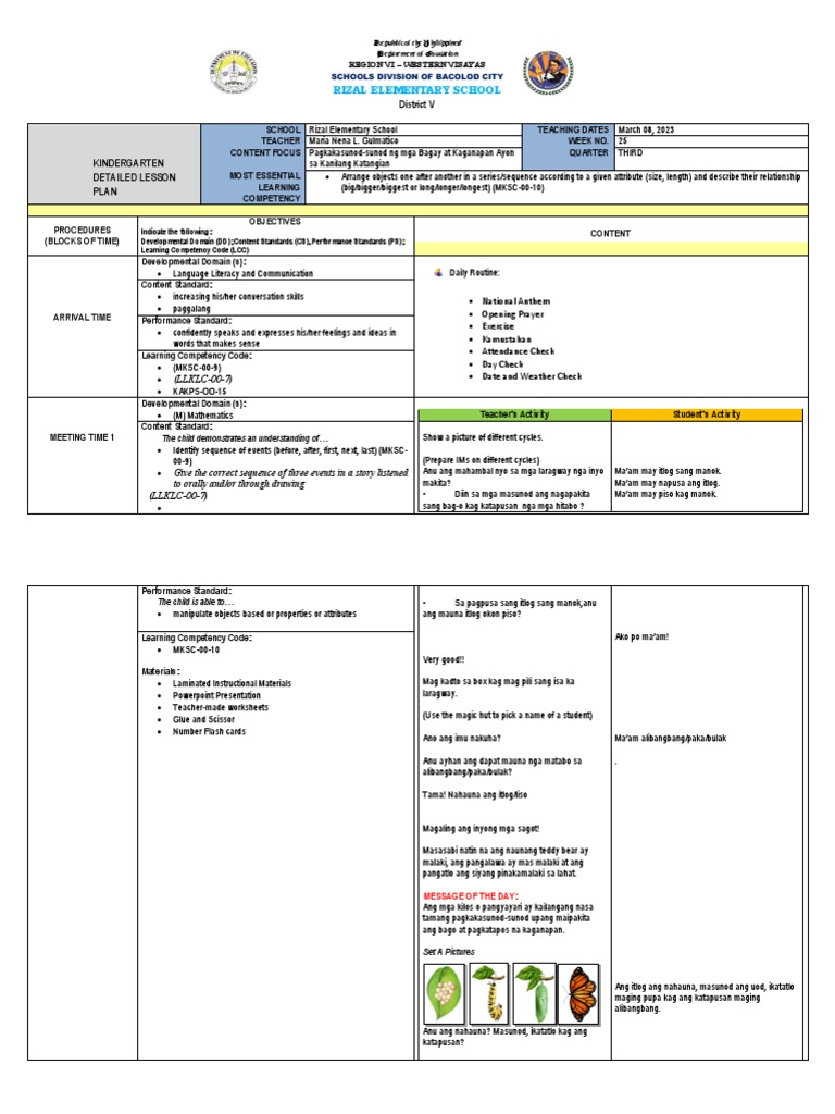 Q2 Week 25 Cot | PDF | Learning | Communication