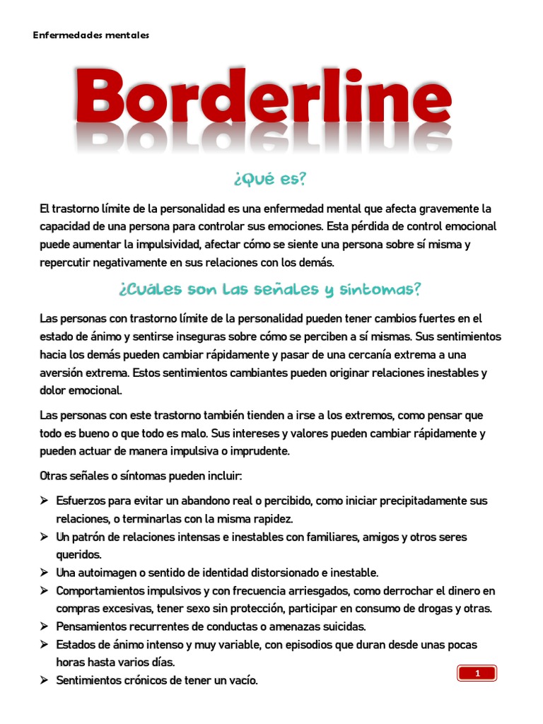 Borderline PDF | PDF