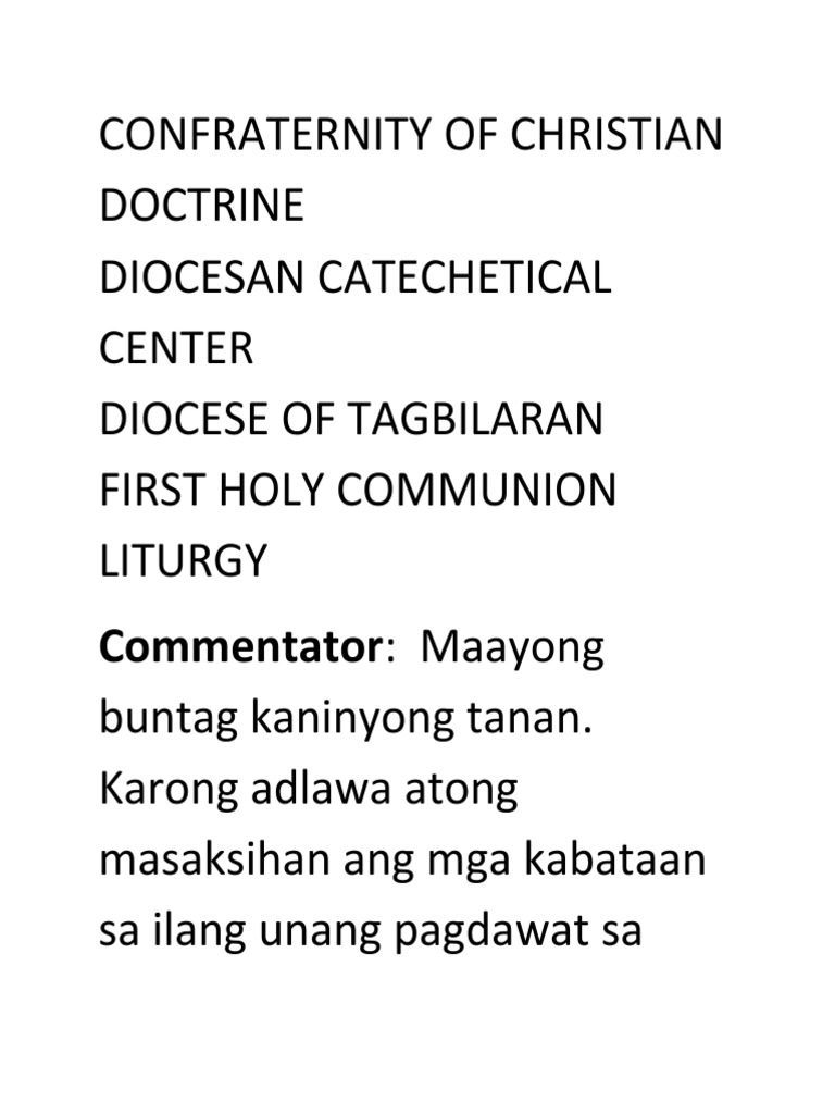 CONFRATERNITY O-WPS Office | PDF