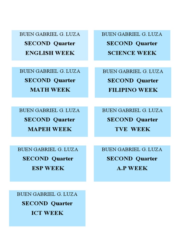 Label Kay Buen | PDF