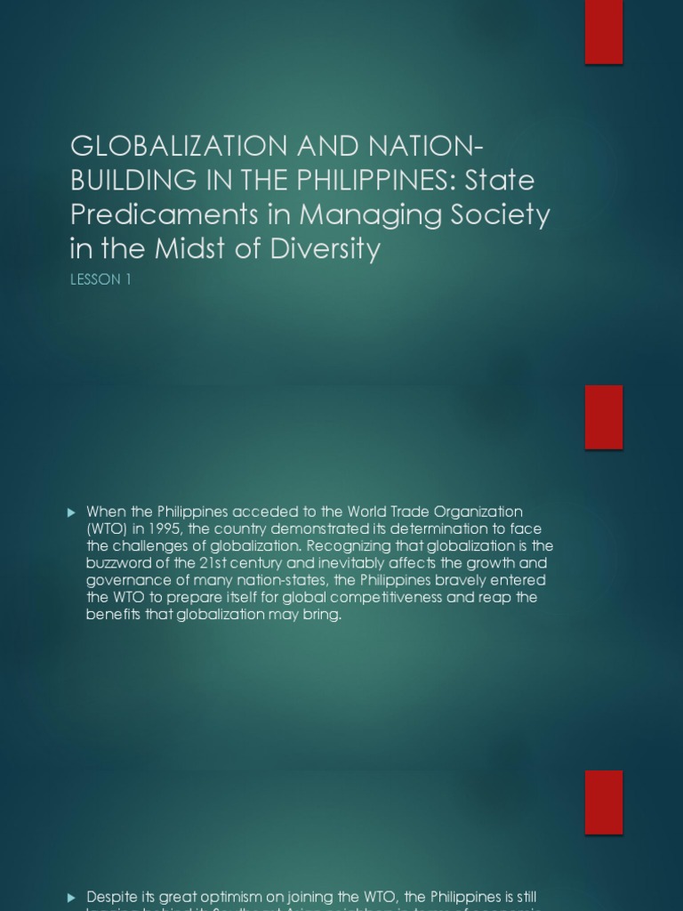 Globalization's Impact on Philippine Statehood | PDF | Philippines ...