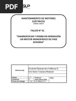 Procedimiento de Megado para Motores Eléctricos | PDF | Inductor | Motores