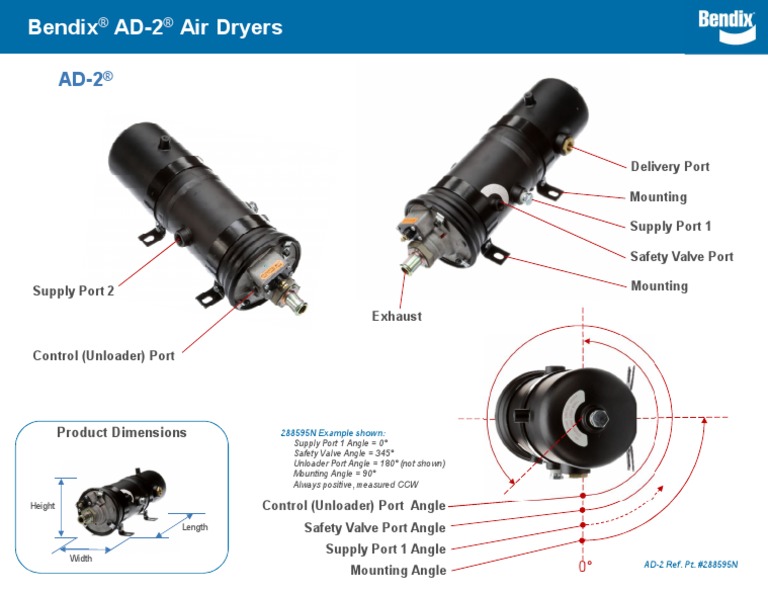 Bendix - Ad2 - Air Dryer | PDF | Technology & Engineering