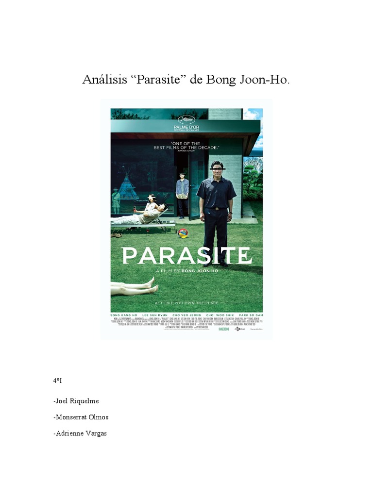 Análisis Parasite | PDF | Corea del Sur | Política mundial