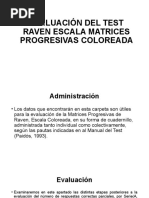 Protocolo Raven Escala General | PDF