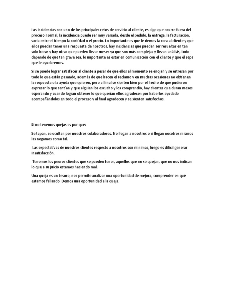 Sugerencias y Reclamos | PDF