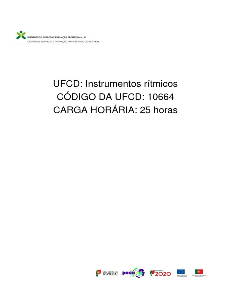 Manual UFCD 10664 | PDF | Som | Pitch (música)