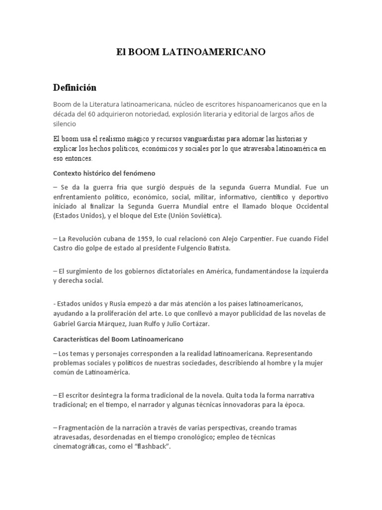 El auge de la narrativa latinoamericana: Características y autores ...