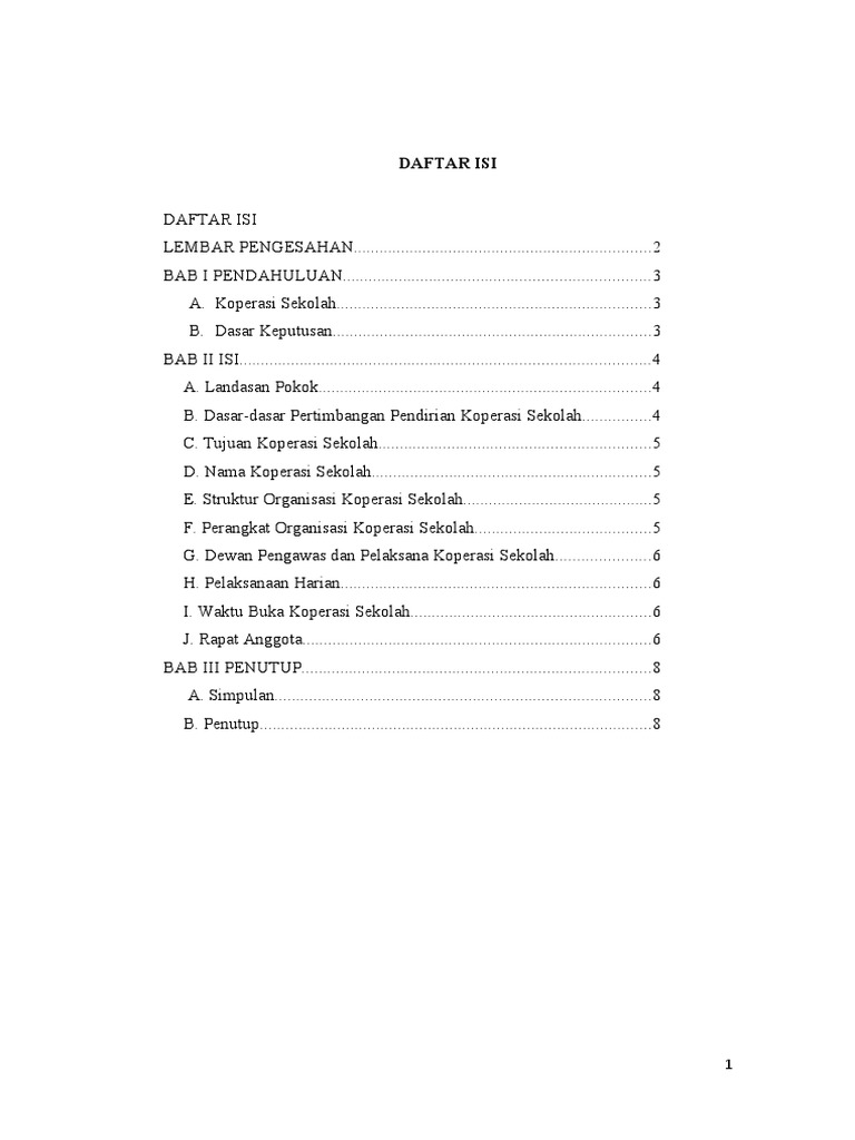 Program Kerja Koperasi Sekolah | PDF | Karier & Perkembangan | Bisnis
