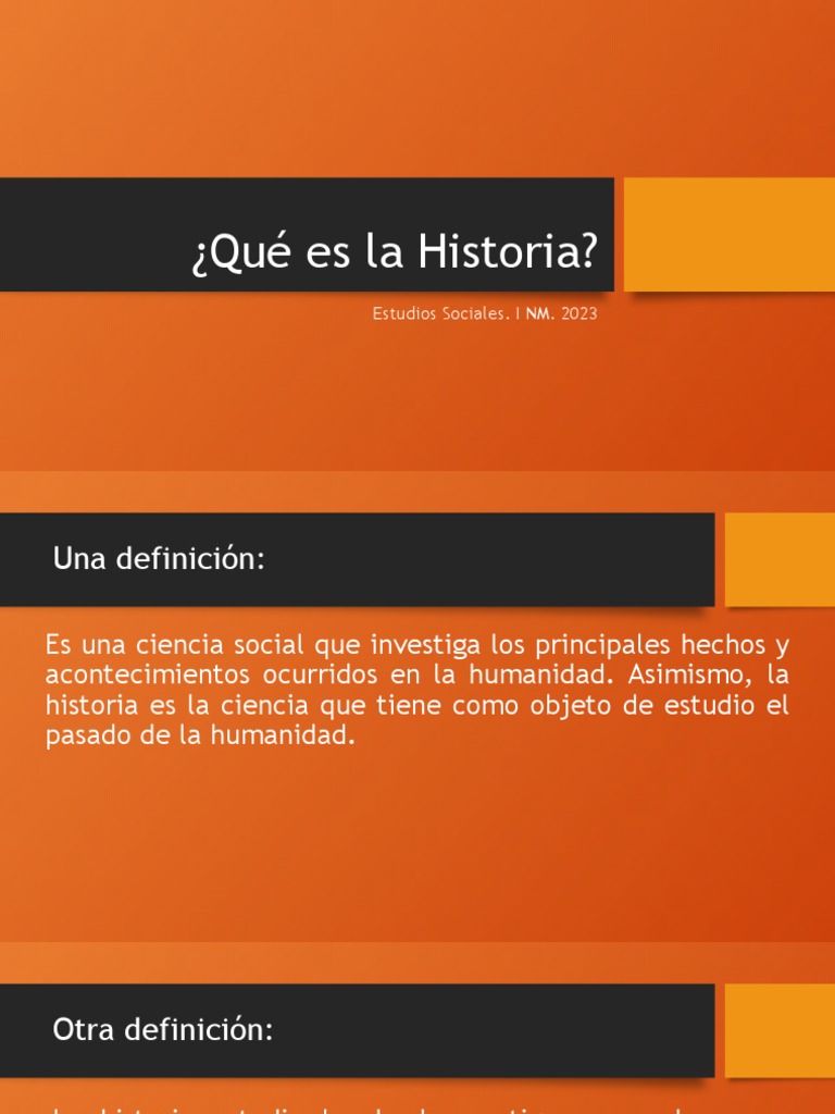 Definición y Fuentes de la Historia | PDF | Testimonio | Sociedad