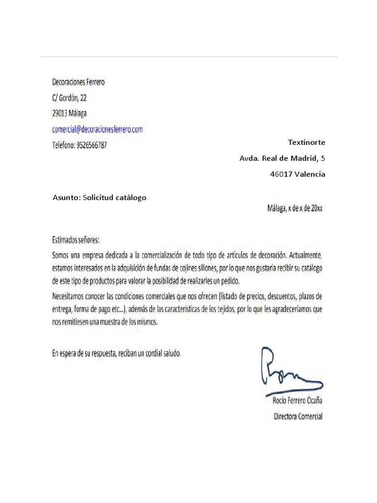 Solicitud y Catálogo | PDF